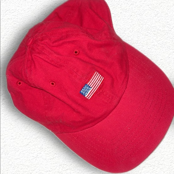 Accessories | Vintage Style Red American Baseball Hat | Poshmark